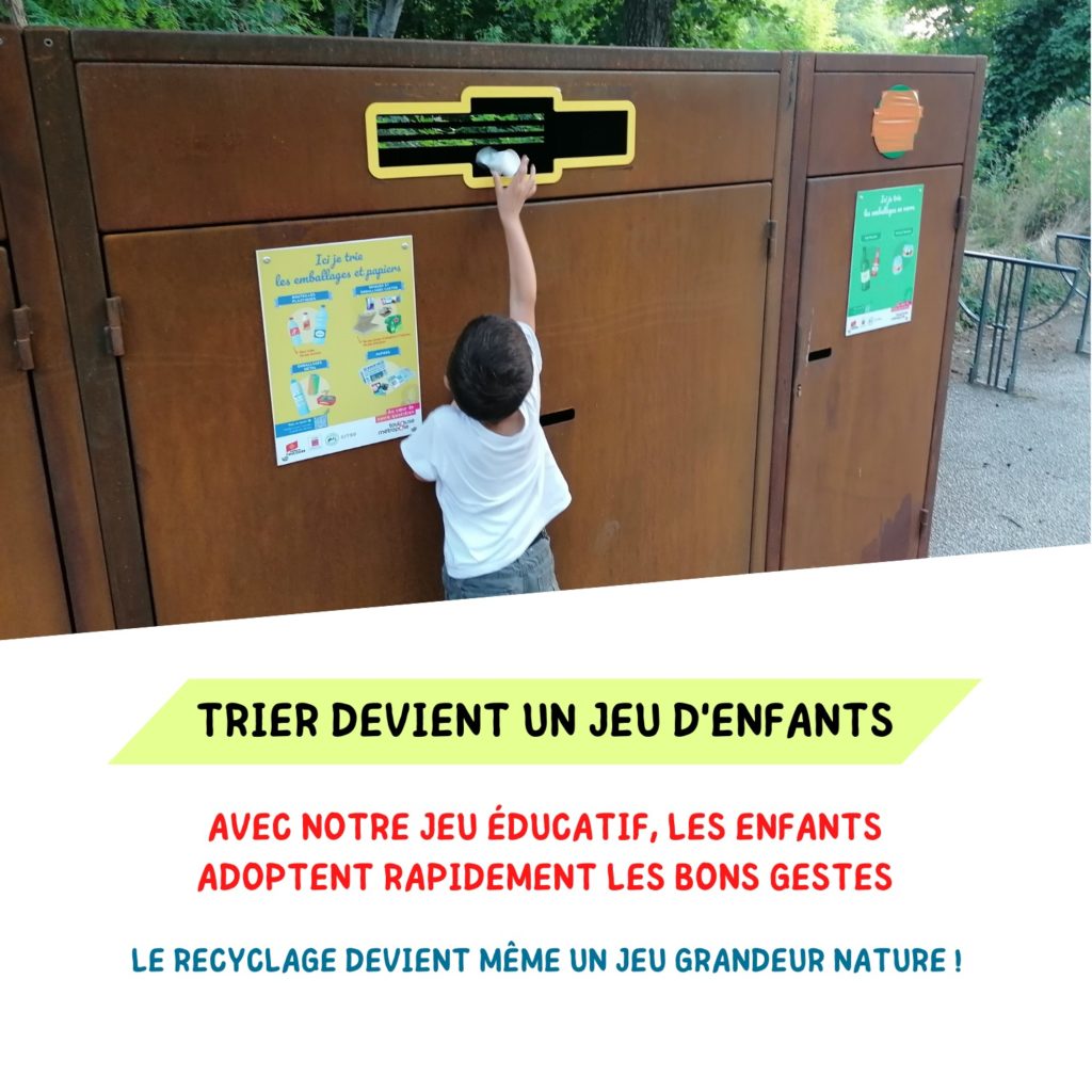 Jeu tri selectif - Trier devient un jeu d'enfants - Time for life essential